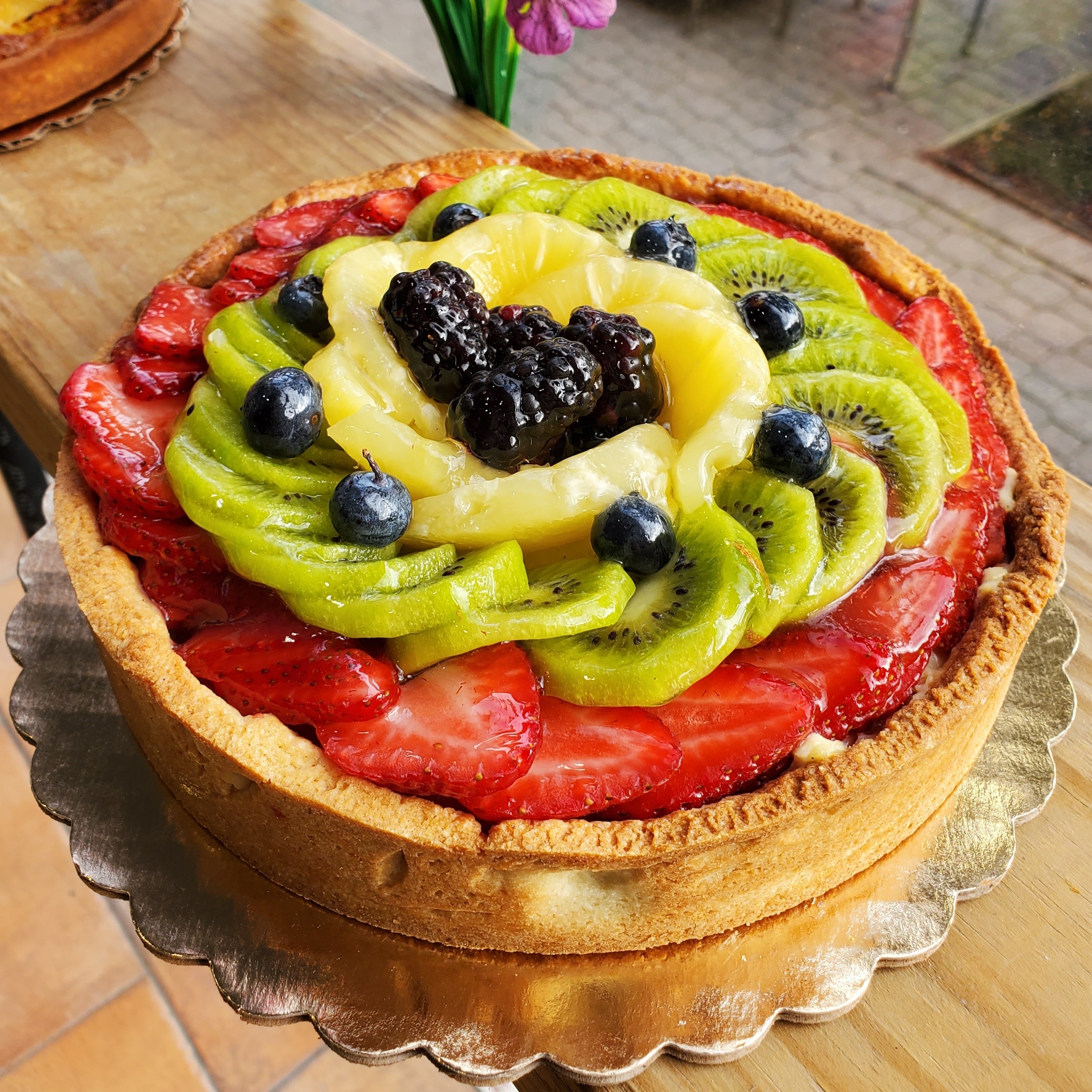 Large Mixed Fruit Tarts 8 Le French Dad Boulangerie